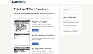 How to Download Programs on a TI-84 Plus CE - CalcPlex